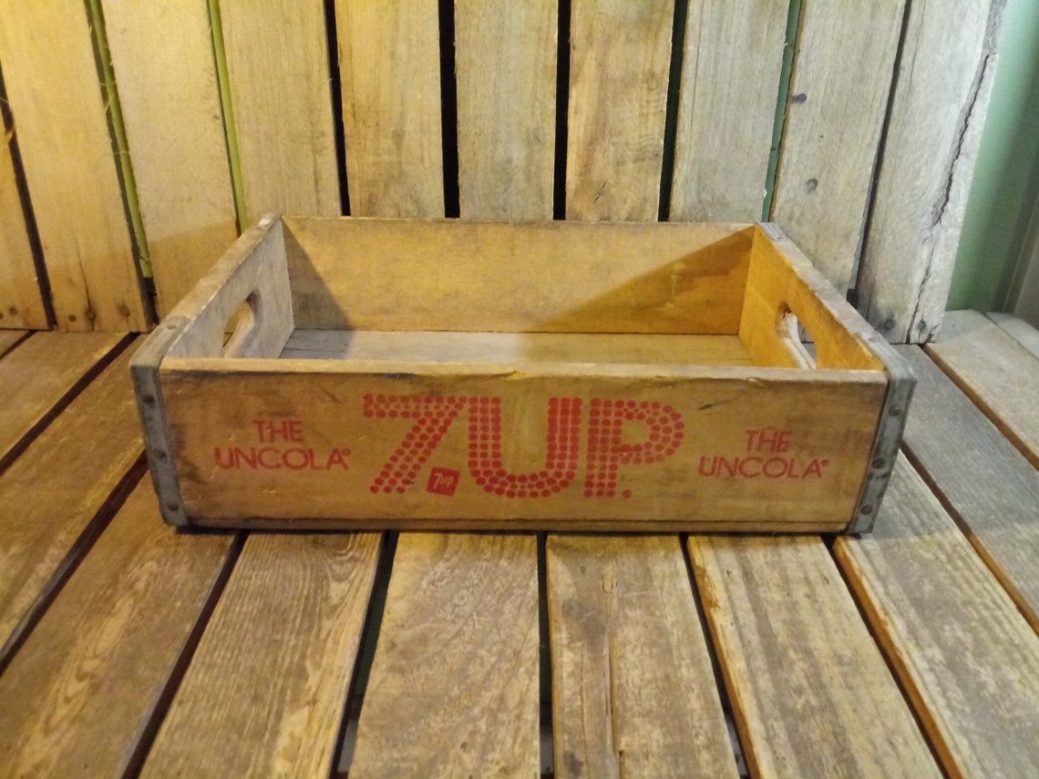 Vintage 7up Crate - Etsy