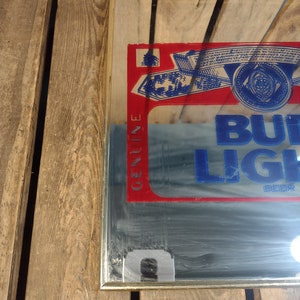 Vintage Bud Light Mirror Sign - Etsy