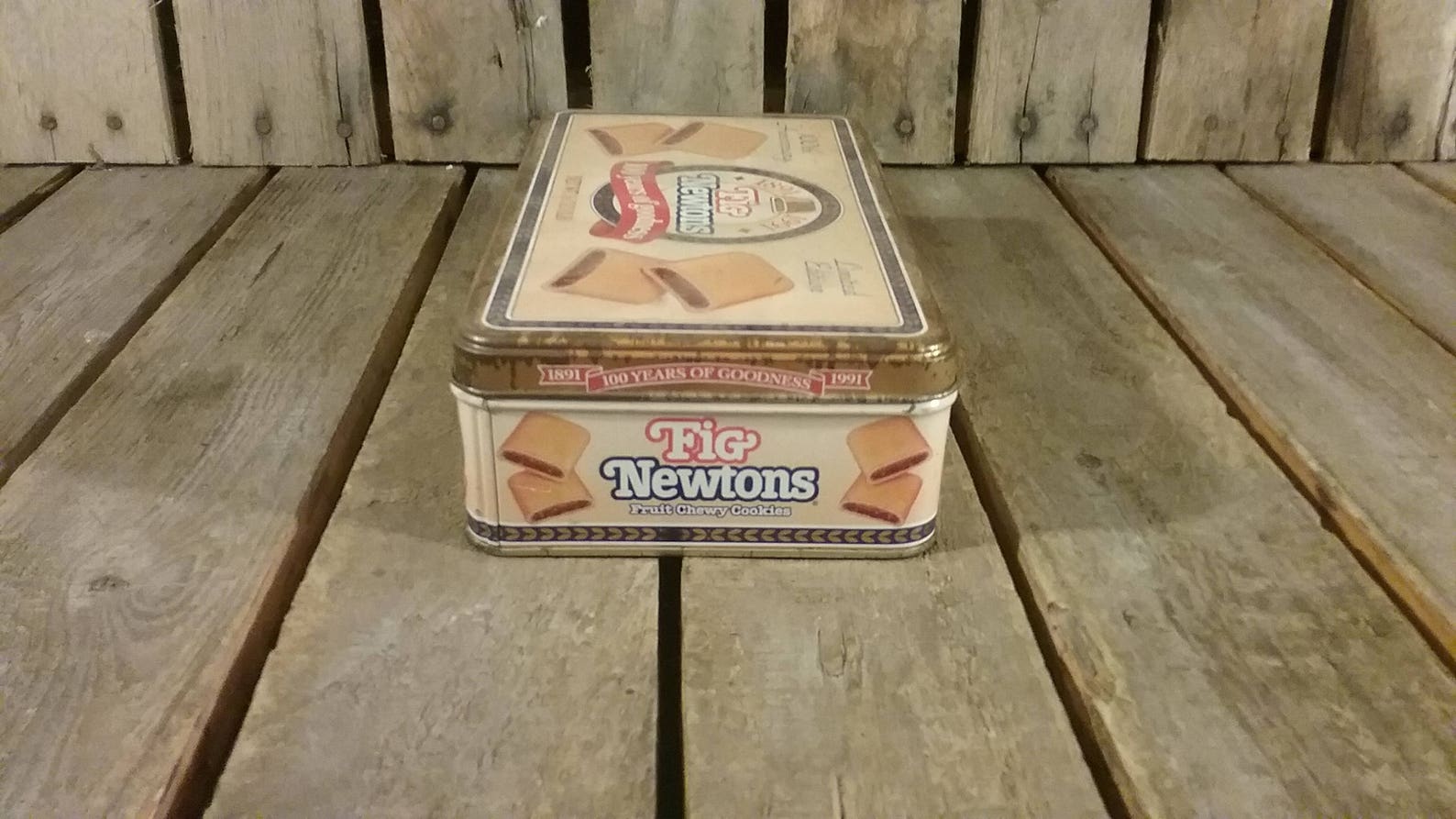 Fig Newtons Tin Can Vintage Tin Box - Etsy
