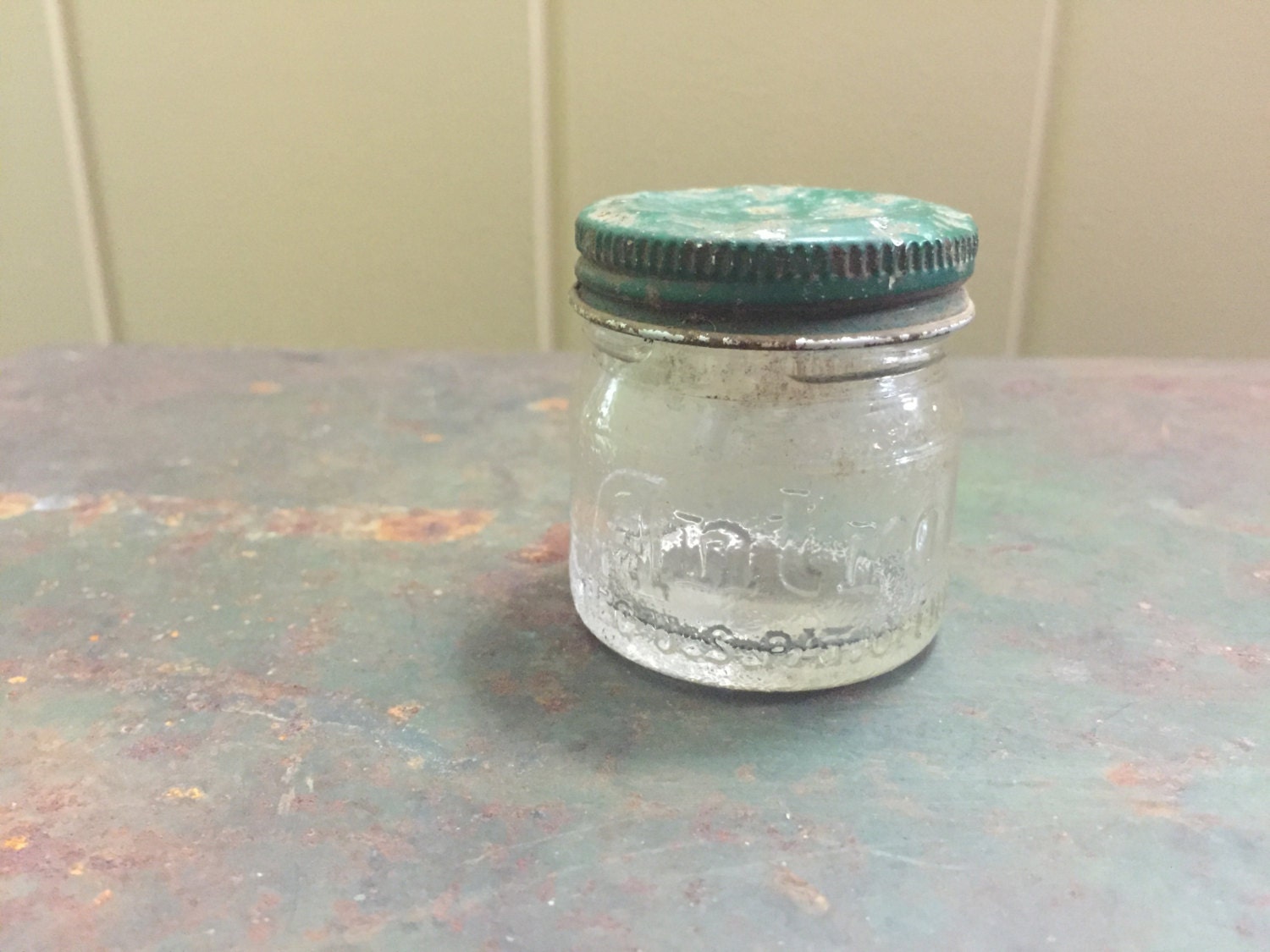 Vintage Antrol Bottle Clear Glass with cap/ Glass | Etsy