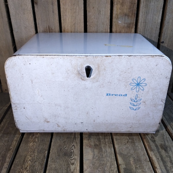 Vintage Bread Box - Etsy