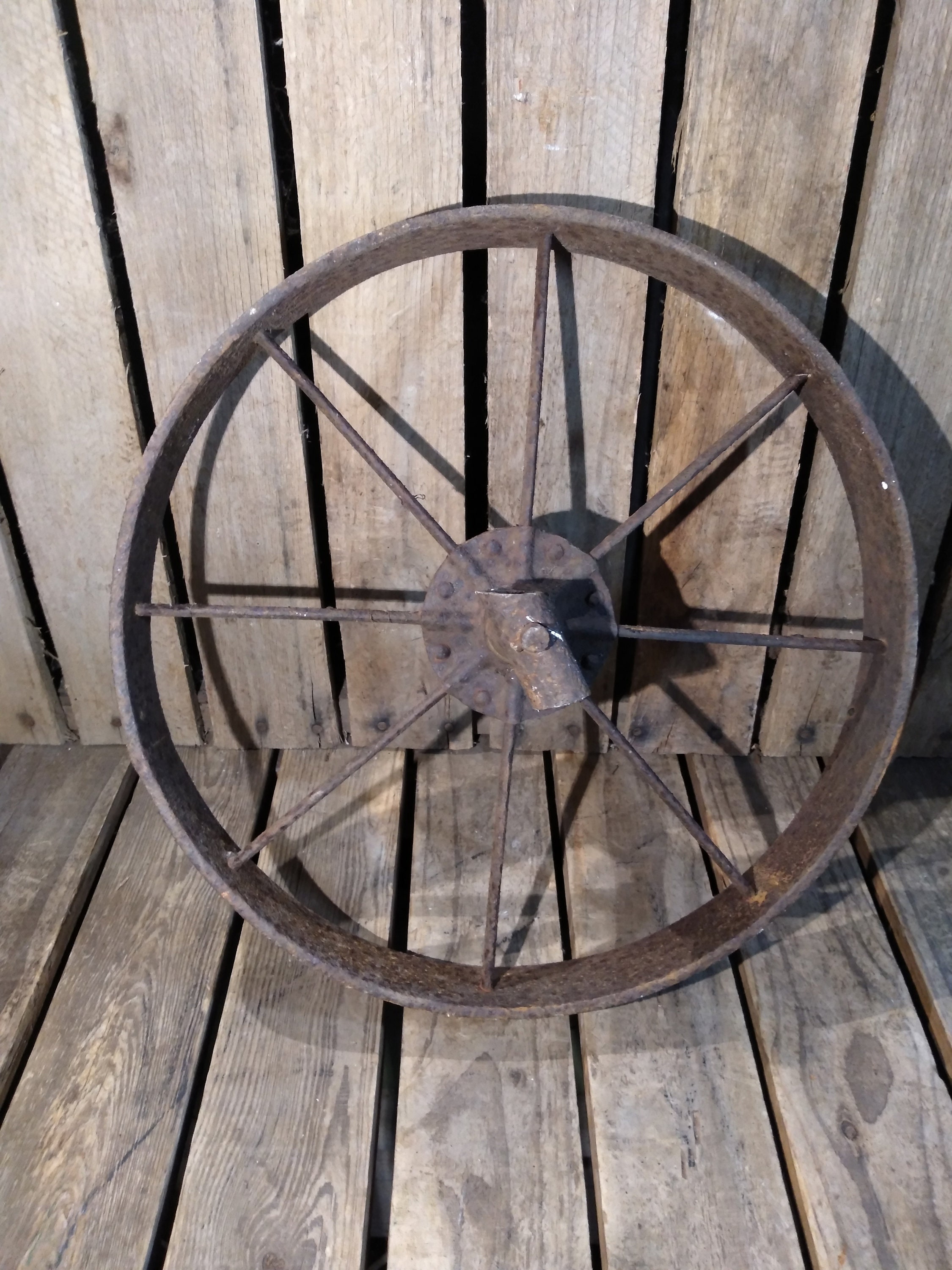 Antique Steel Wheel - Etsy
