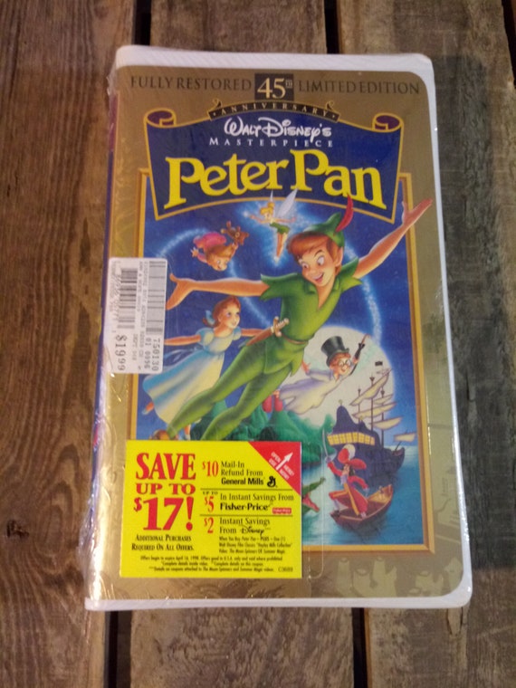 Peter Pan Vhs Uk 2004