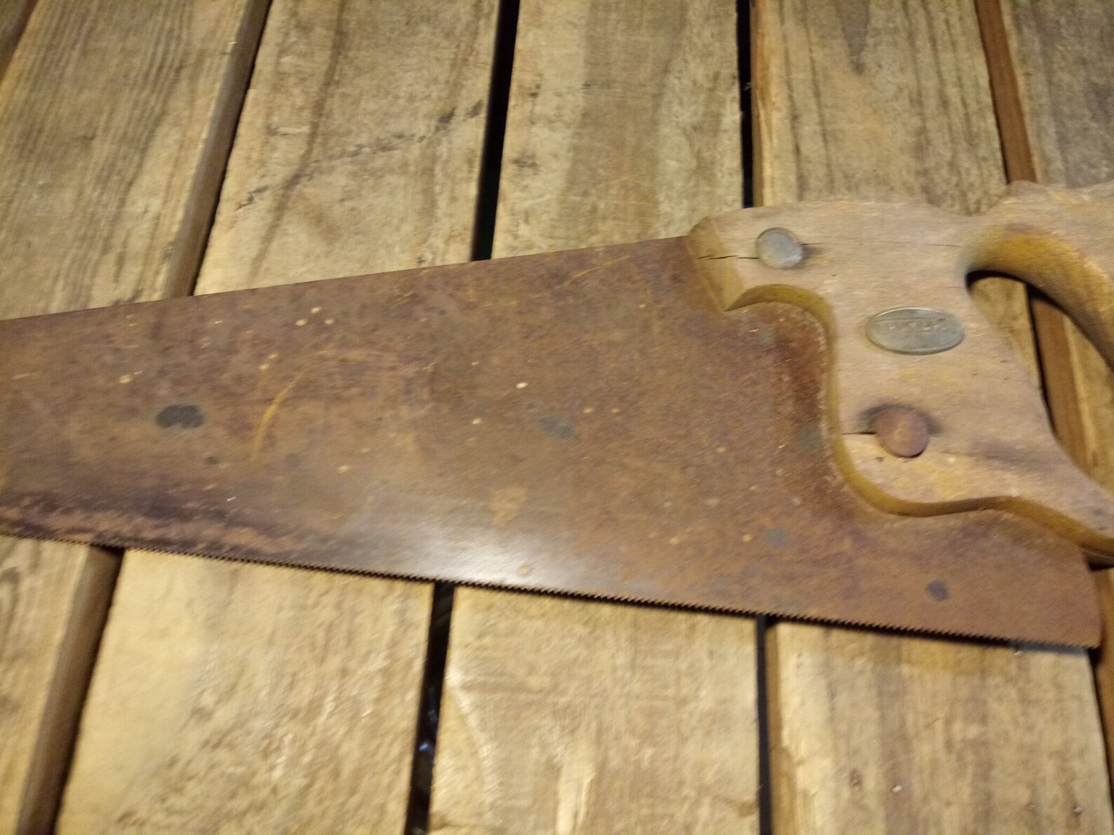 Vintage Rusty Saw Decor Piece Only | Etsy