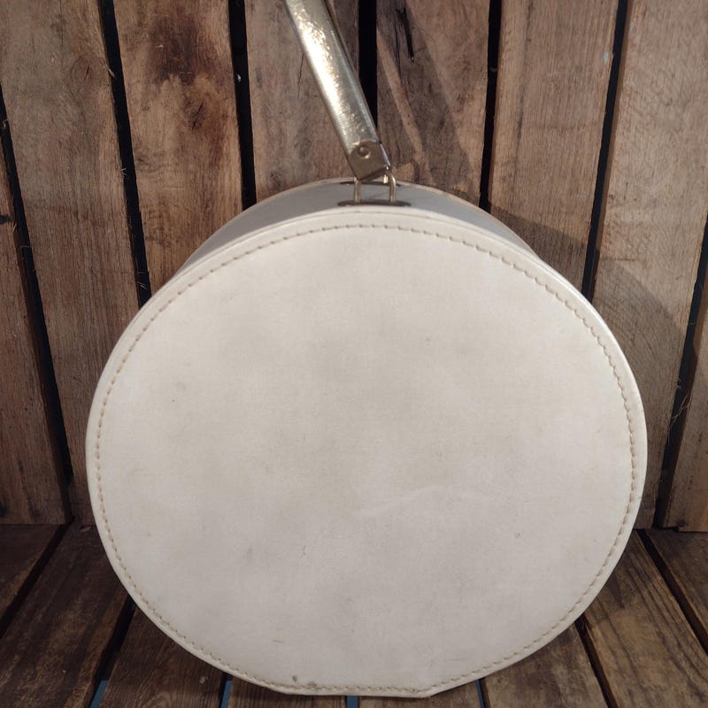 Round Suitcase - Etsy