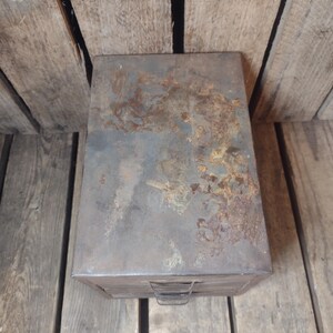 Vintage 4-drawer Metal Parts Cabinet – Industrial Tool Organizer ...