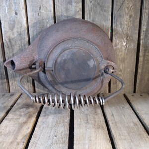 Antique Rusty Kettle - Etsy