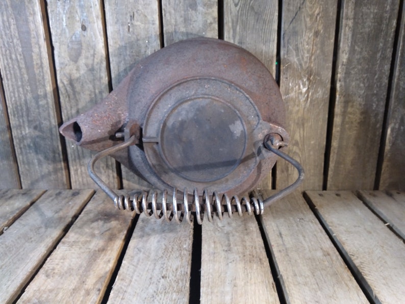 Antique Rusty Kettle - Etsy