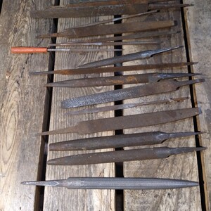 23 Vintage Rusty Files - Etsy