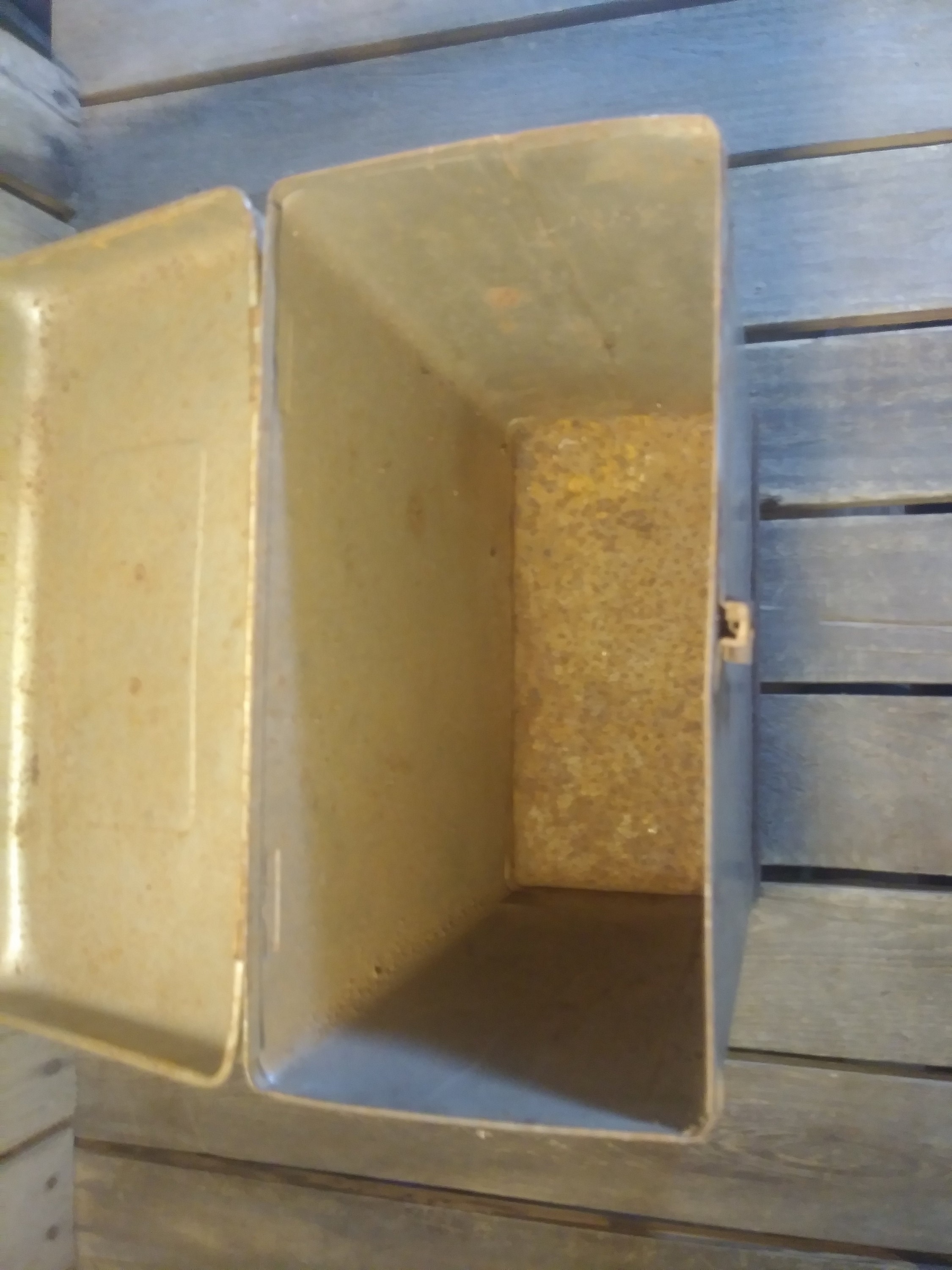 Rusty File Box Vintage Storage Box - Etsy