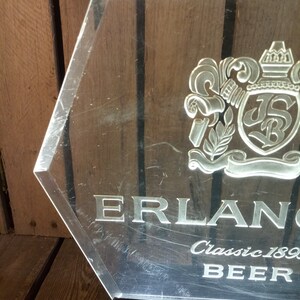 Vintage Erlanger Beer Light Sign - Etsy