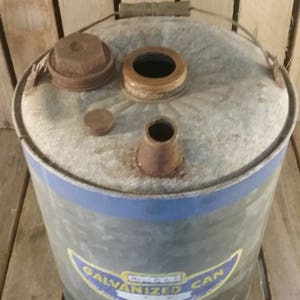 Rusty Gas Can, Eagle Gas Can, Galvanized Gas Can - Etsy