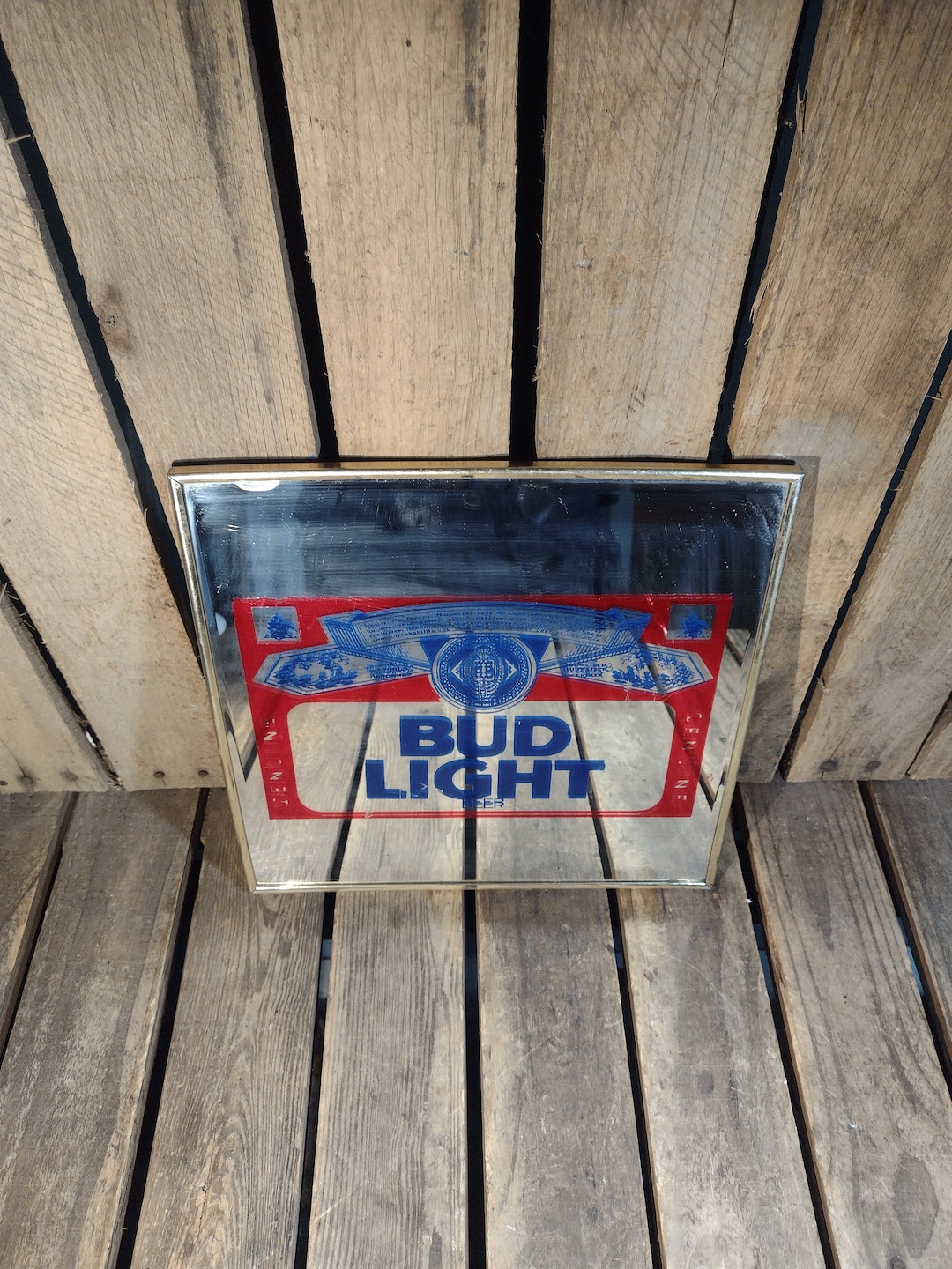 Vintage Bud Light Mirror Sign - Etsy