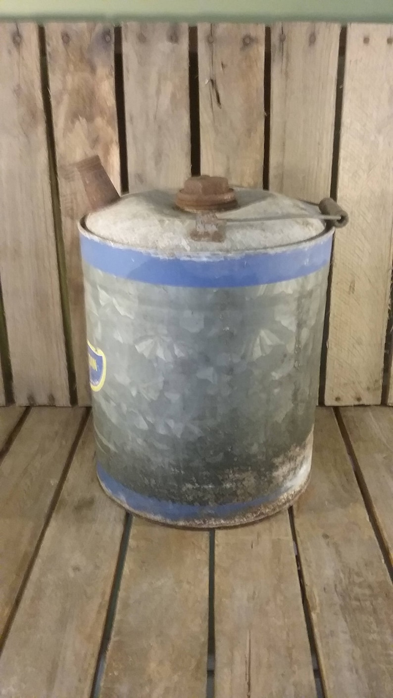 Rusty Gas Can Eagle Gas Can Galvanized Gas Can - Etsy