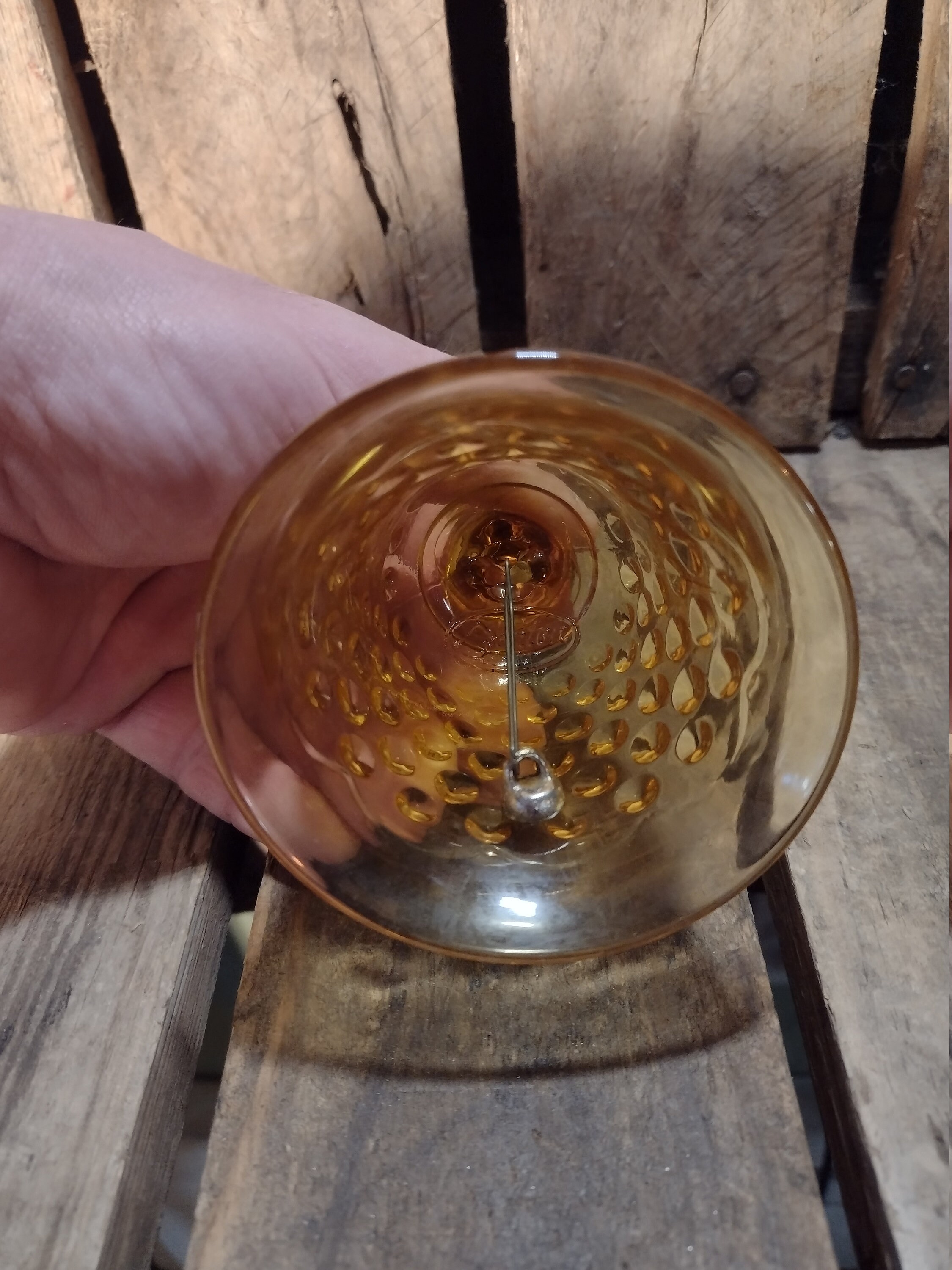Vintage Glass Bell - Etsy