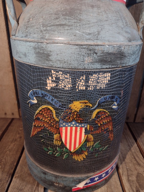 Eagle Decals For Milk Cans Amazon.com: Personalized Milk Can Decal