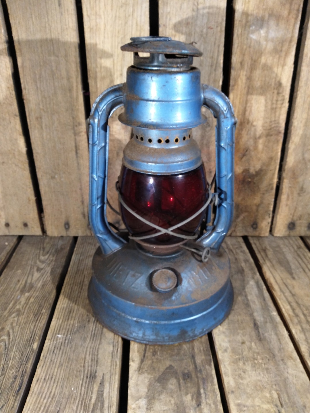 Vintage Rusty Lantern - Etsy