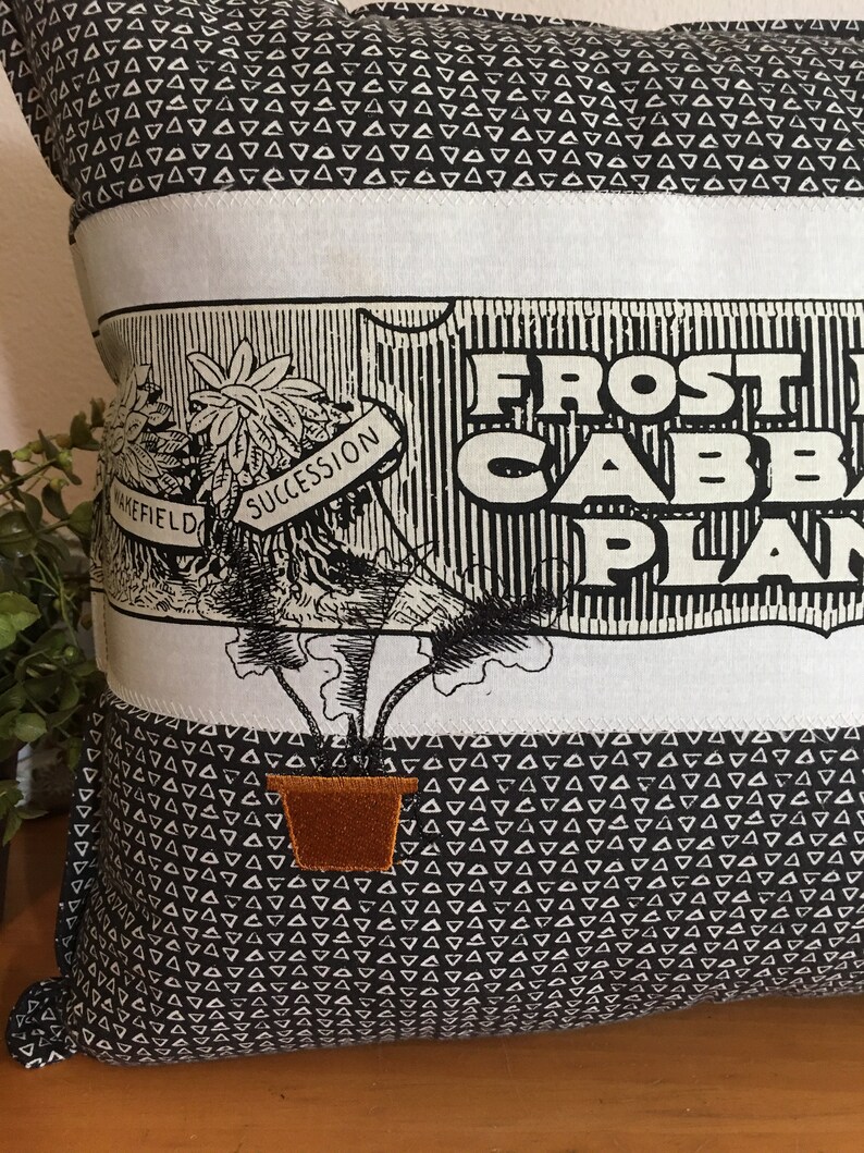 SPECIAL SALE PRICE Modern Farmhouse Cabbage Plant Throw Pillow, Farm ...