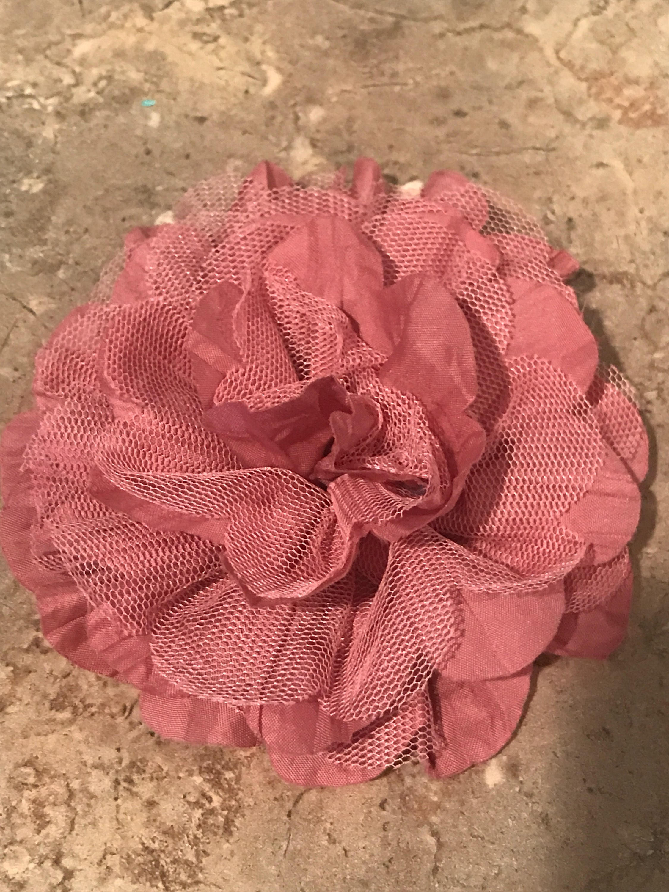 4 Inch Flower Lace Flowers Shredded Lace Flower Fabric - Etsy