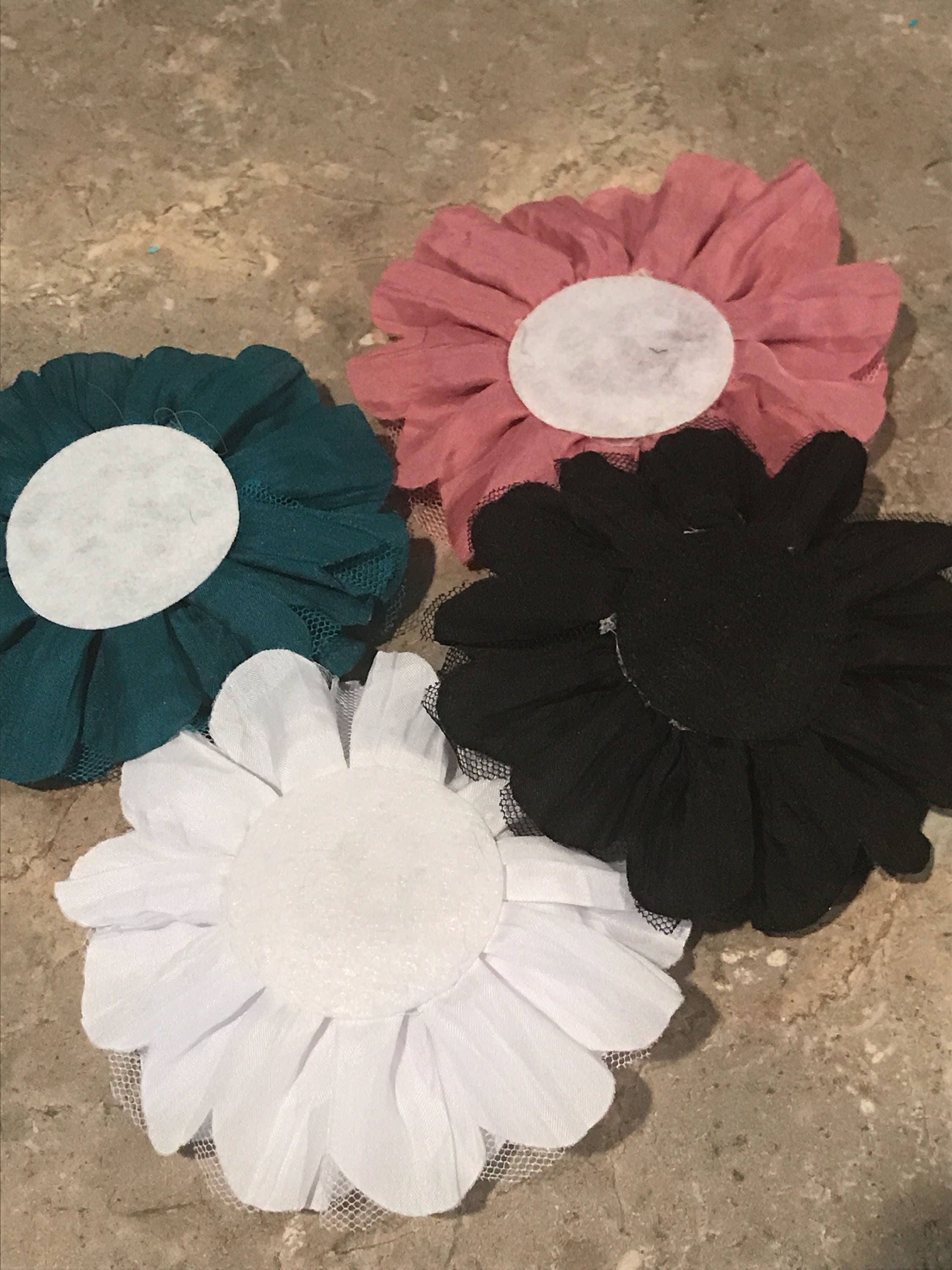 4 Inch Flower Lace Flowers Shredded Lace Flower Fabric - Etsy