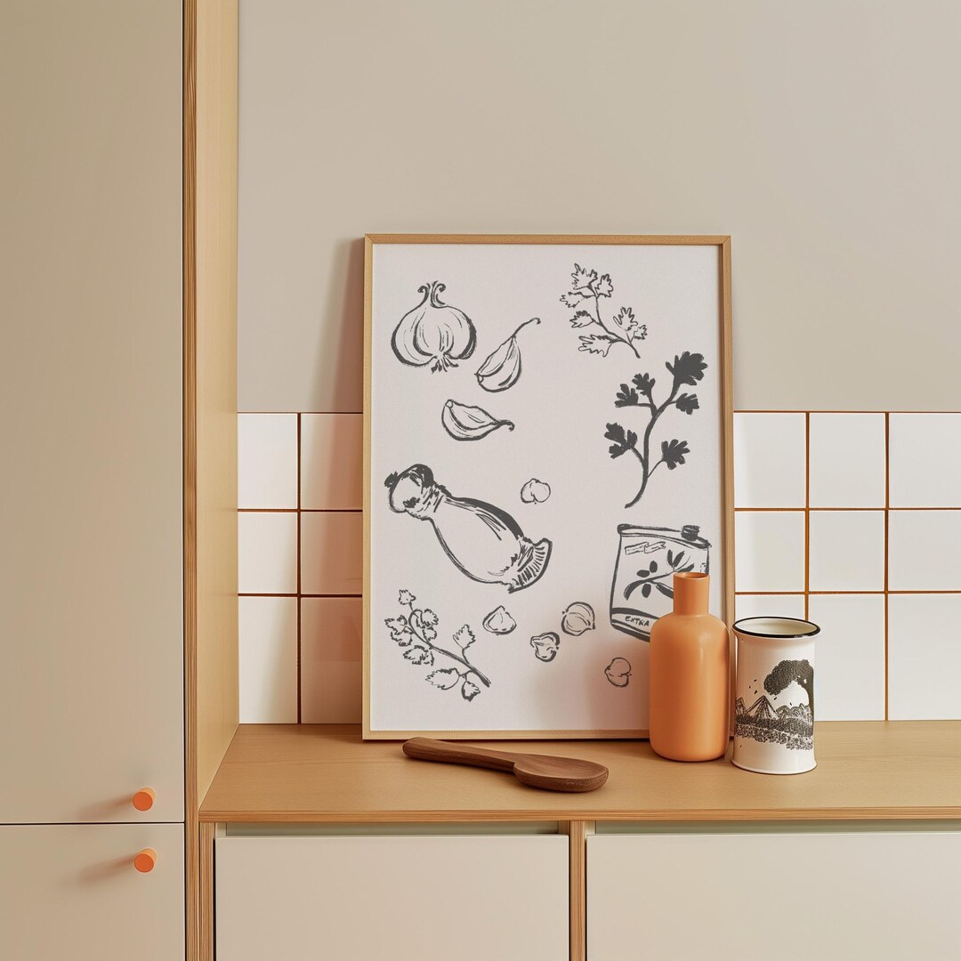 Stock Pot Kitchen Cooking Art Wall Decor for Modern Interiors Digital ...