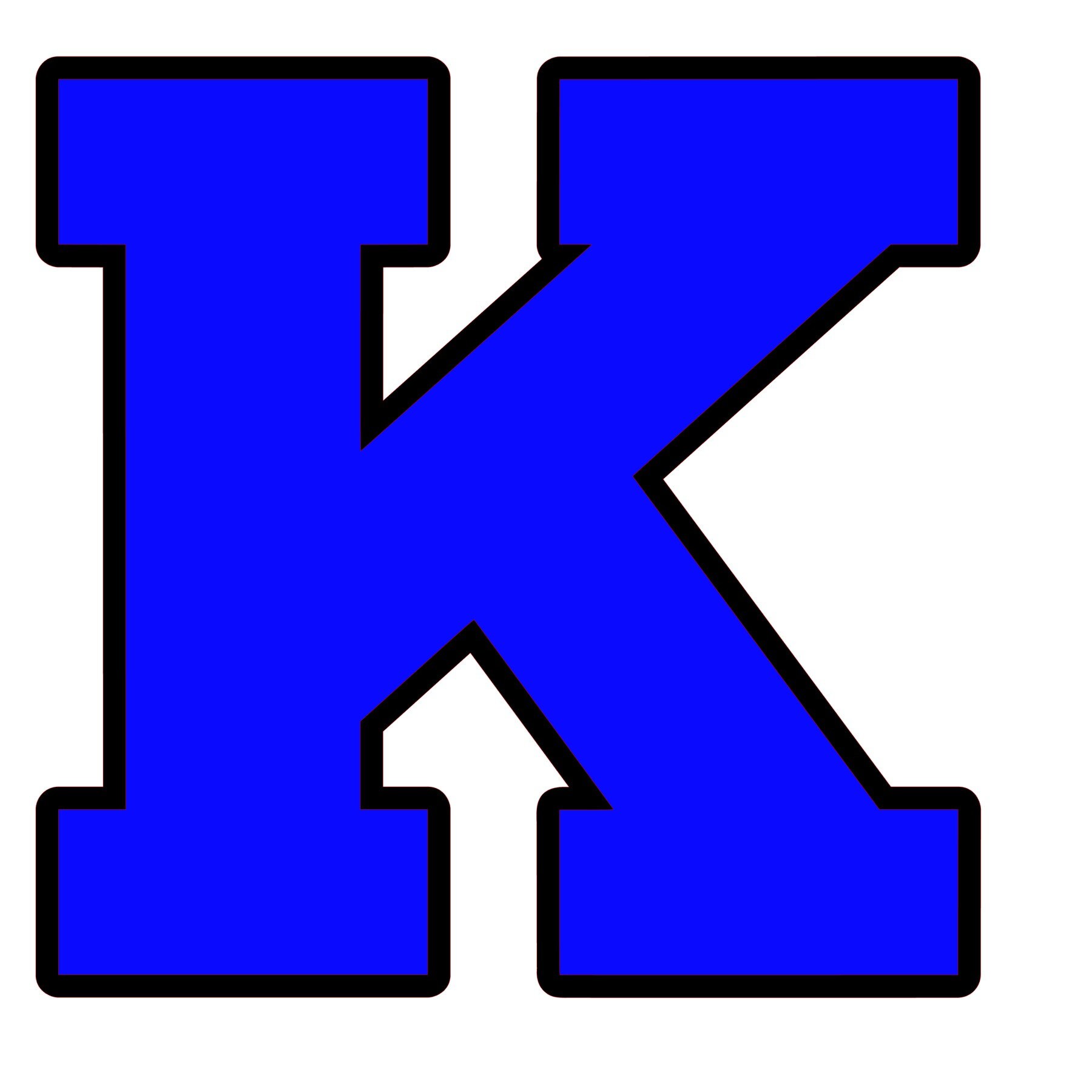 Kentucky Letter Svg, Kentucky Sillouette File, Ky Svg, Kentucky Letter ...