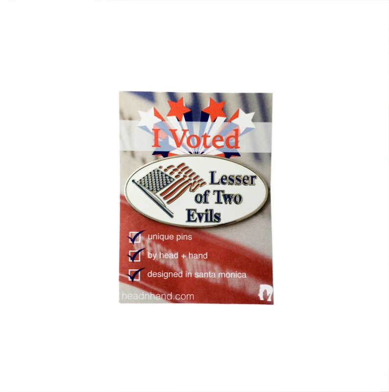 I Voted Enamel Pin - Etsy