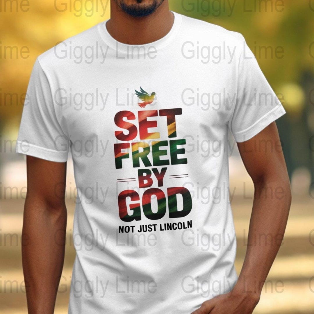 Set Free by God PNG, Juneteenth Faith Design, Black Christian ...