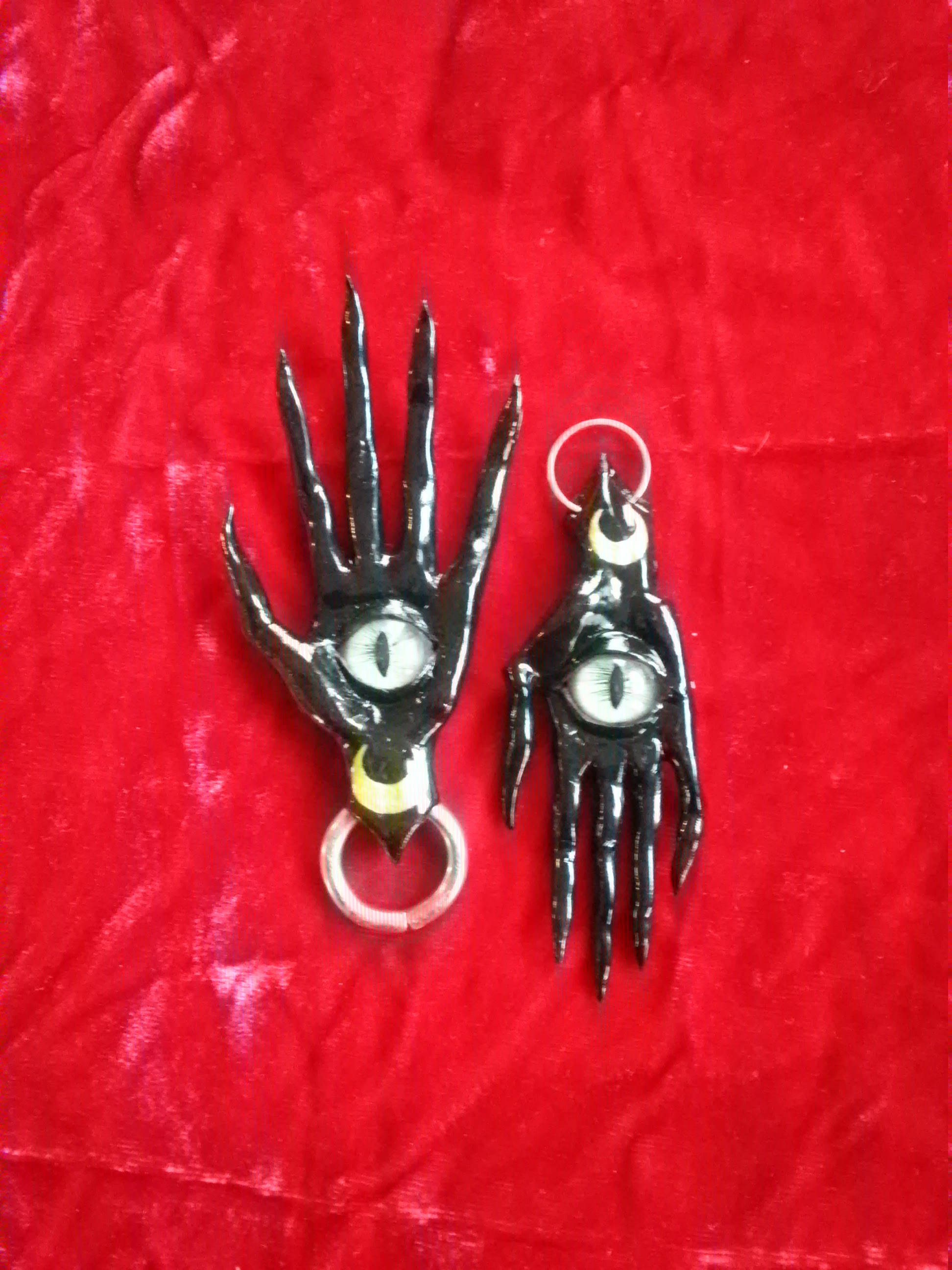 Ornate Custom Hand Pendant - Etsy