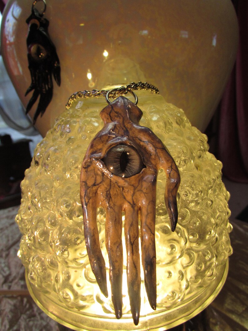 Ornate Custom Hand Pendant - Etsy