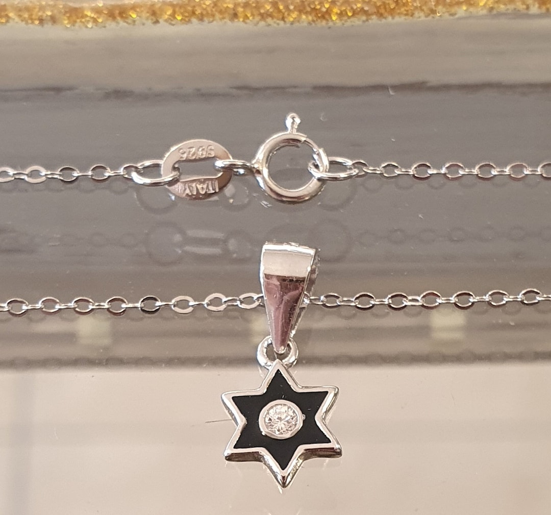 Tiny Star of David, Star of David Pendant, Kabbalah Necklace, Star of ...