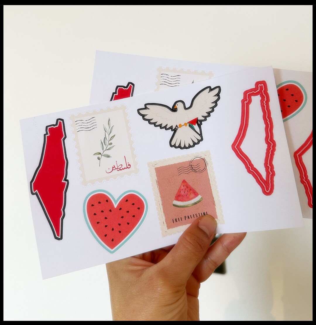 Palestine Charity Stickers - Etsy