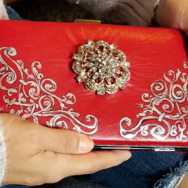 Clutch Hand Painted - Etsy