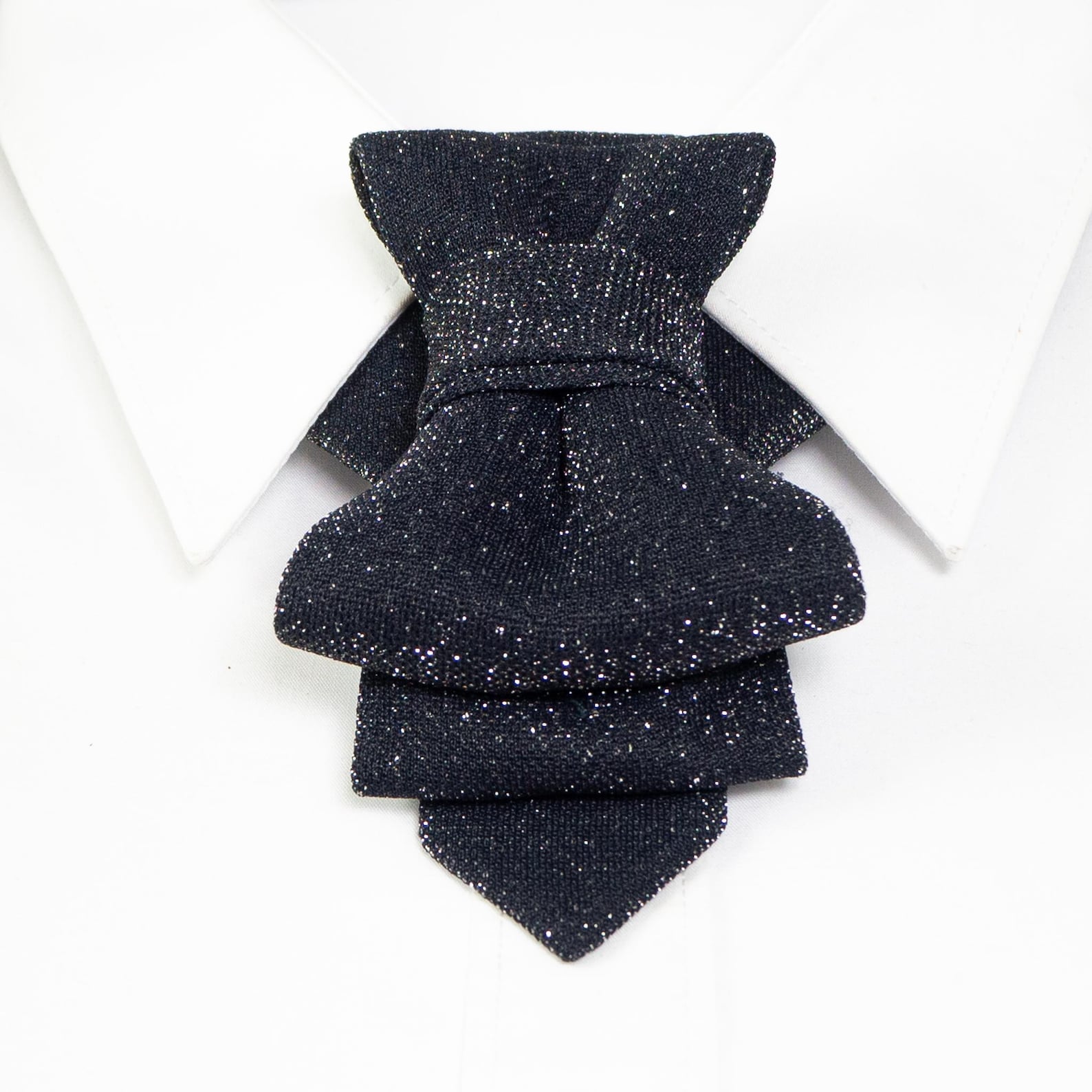 Black Modern Bow Tie – Unique Creative Design for Weddings & Formal ...