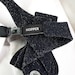 Black Modern Bow Tie – Unique Creative Design for Weddings & Formal ...