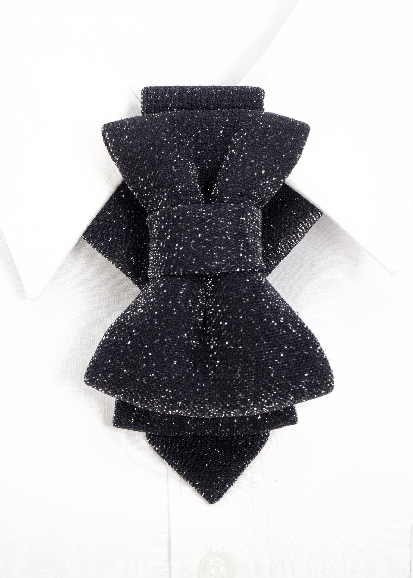 Black Modern Bow Tie – Unique Creative Design for Weddings & Formal ...