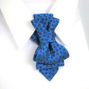 Versatile Blue Bubble Necktie & Brooch for Women | Convertible Pendant ...