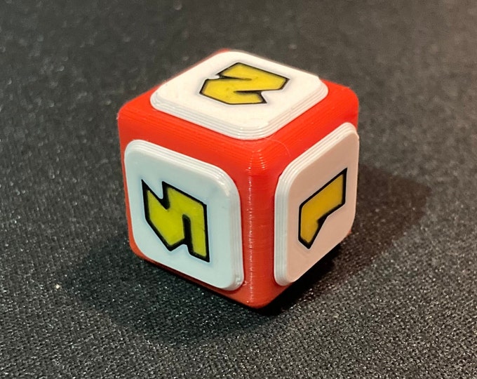 3D Printed Mario Party Dice Customizable Numbers 1-10 - Etsy