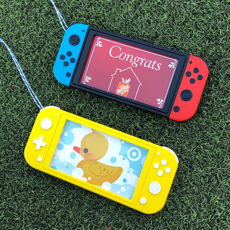 Miniature Nintendo Switch Lite - Ornament, Gift Card Holder, Instax ...