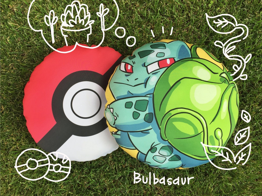 Bulbasaur Pokemon Pokeball Pillow Pokemon Go - Etsy