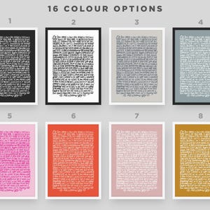 Picture of You - the Cure Poster | Song Lyrics Hand Lettering Wall Art ...