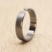 Open Brushed Titanium Ring Titanium Wedding Band Titanium - Etsy