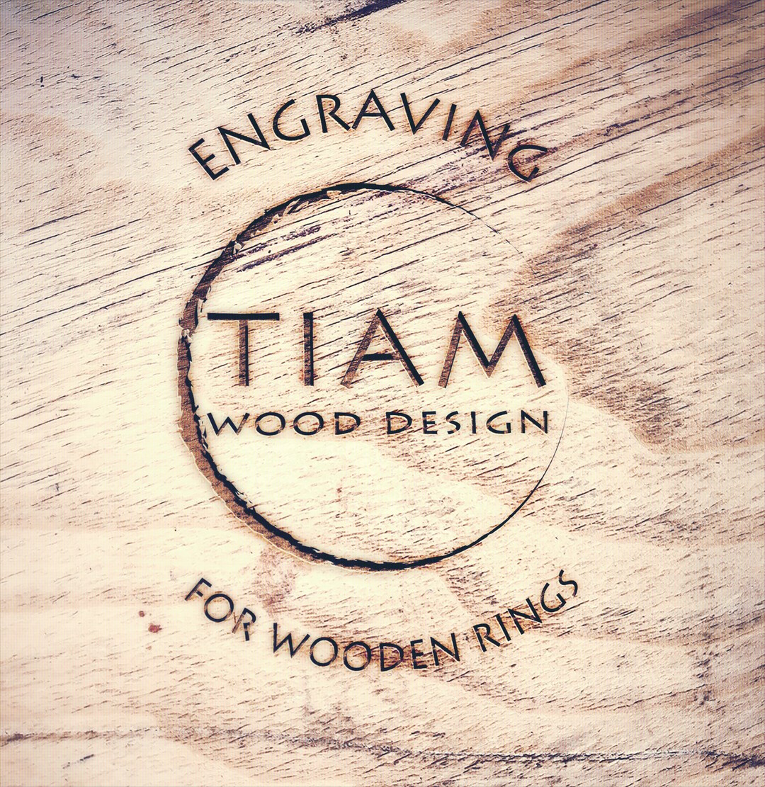 Internal Burnt Engraving, Wooden Ring Engraving, Internal Inscription ...
