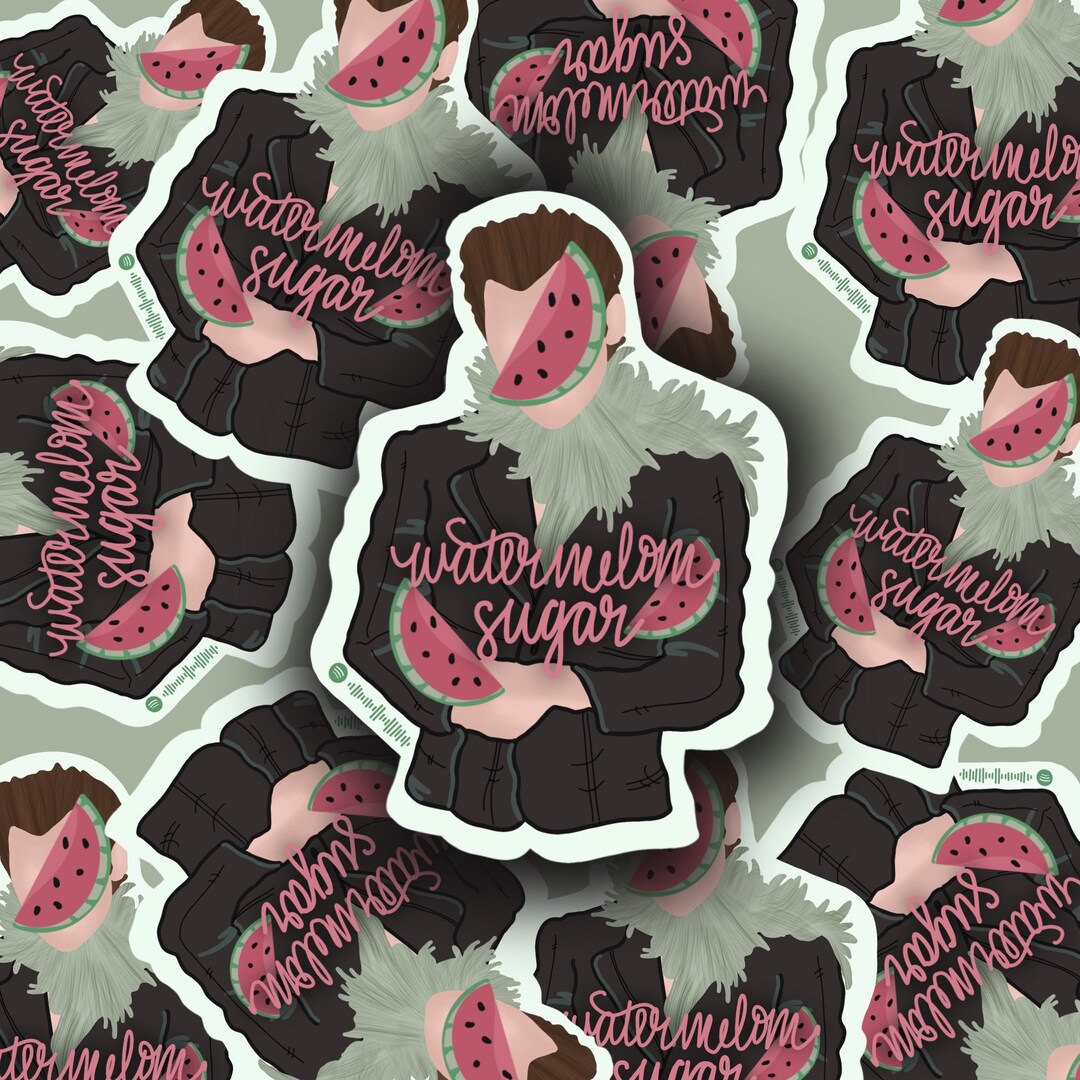 Set of 3 Small Watermelon Sugar Harry Styles Vol. 2 Die Cut Sticker W ...