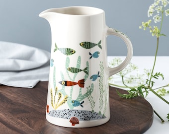 Ceramic Water Jug | Etsy