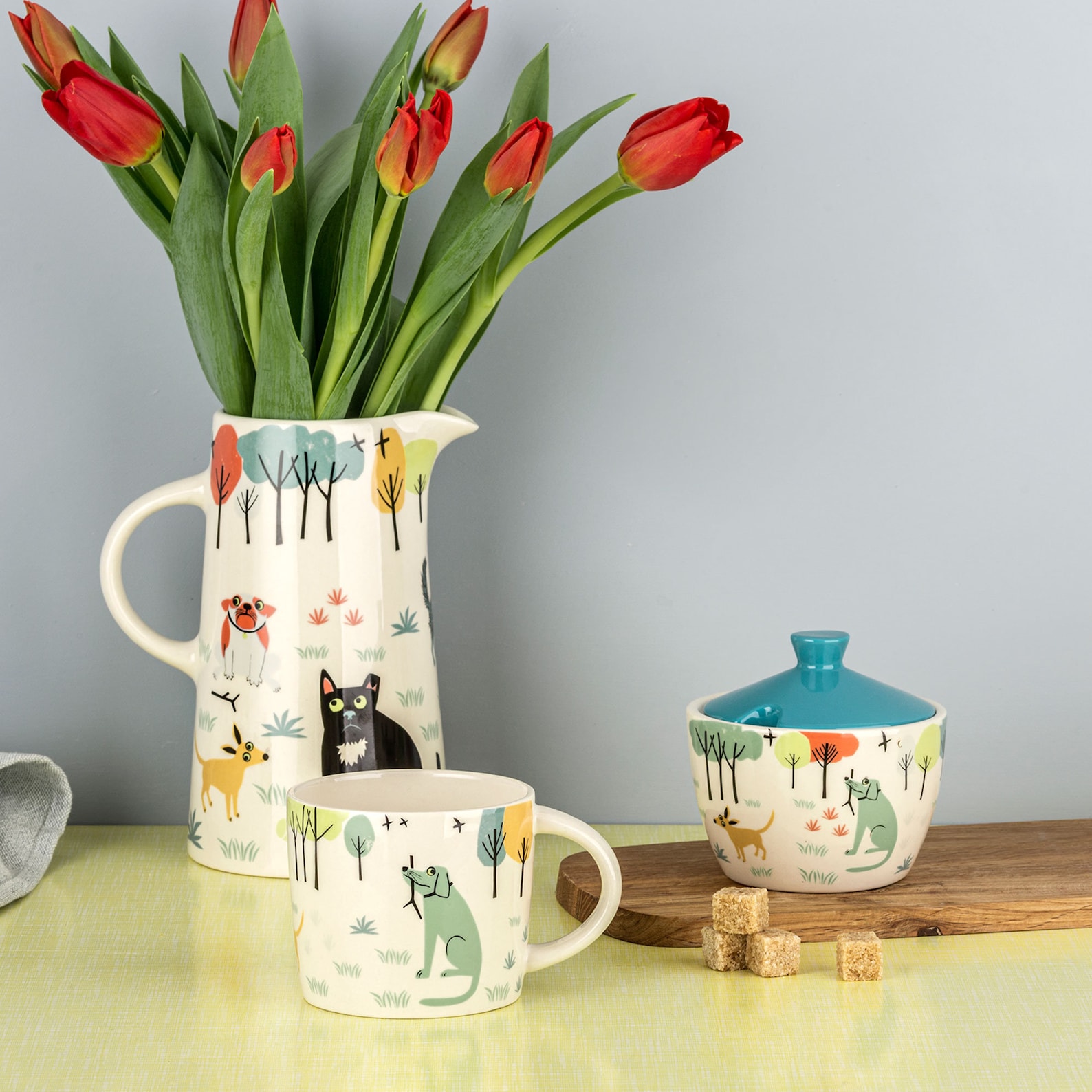 Handmade Ceramic Dog Mug 1 Designed in the UK by Hannah - Etsy