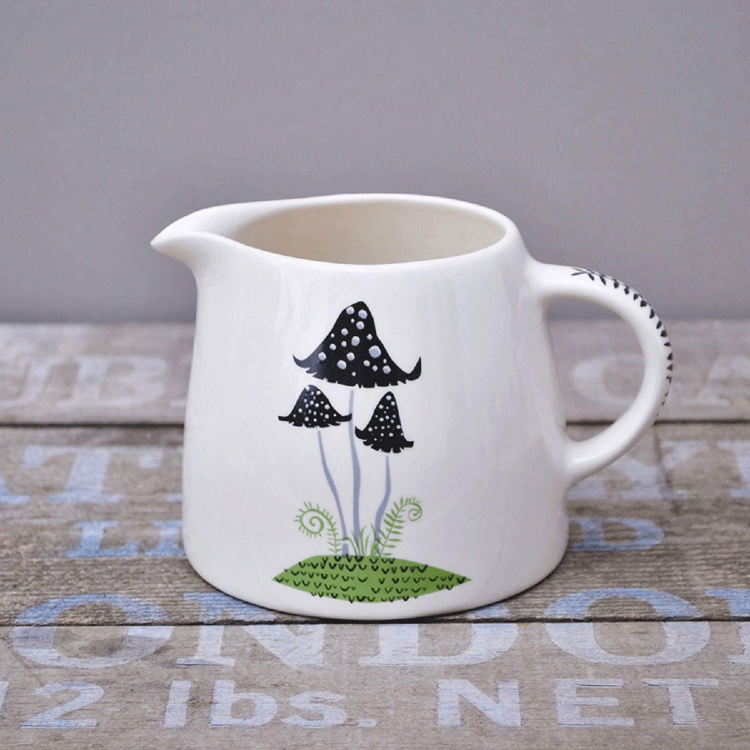 Handmade Ceramic Toadstool Milk Jug Designed in the UK by | Etsy