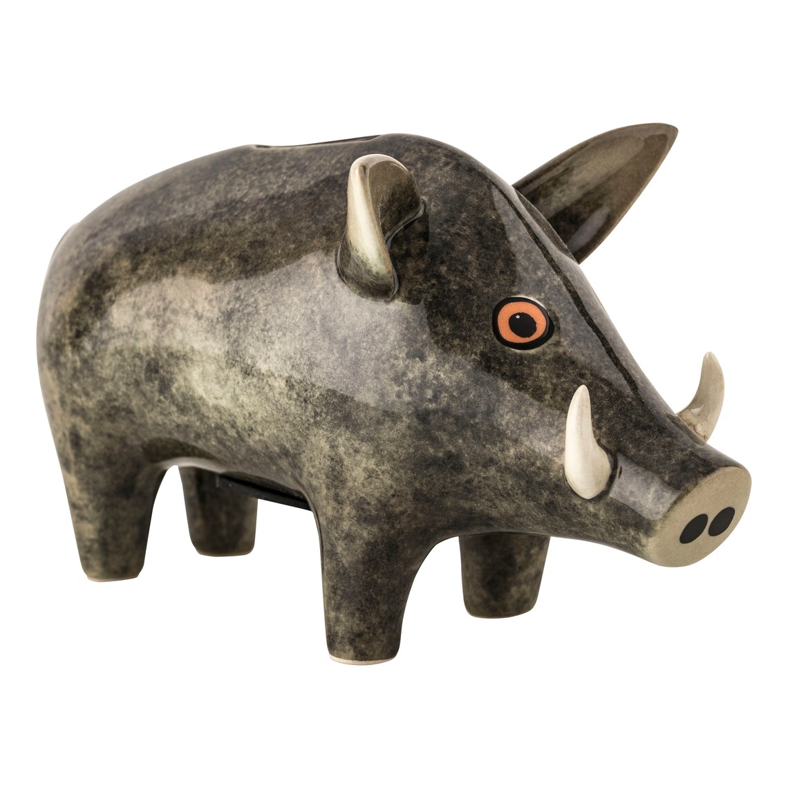 Handmade Ceramic Wild Boar Money Box, Designed in the UK by Hannah ...