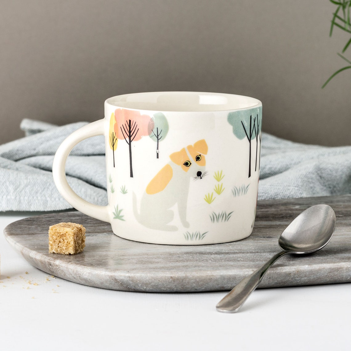 Handmade Ceramic Dog Mug 2 Designed in the UK by Hannah - Etsy