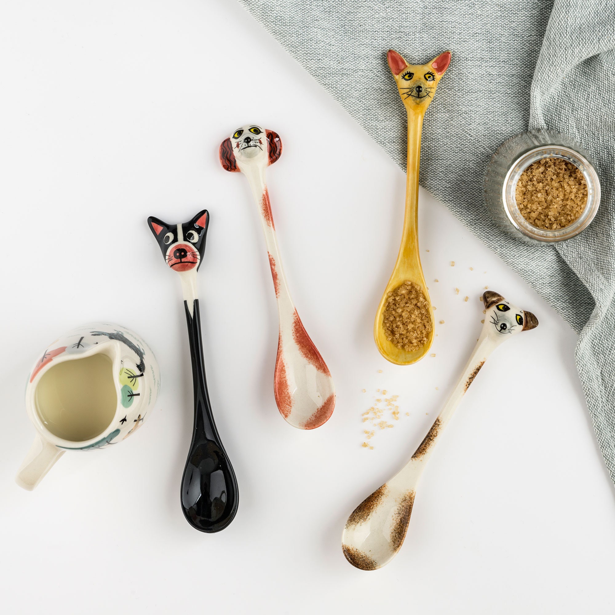 Handmade Ceramic Dog Spoons, Designed by Hannah Turner, Fun Pottery ...